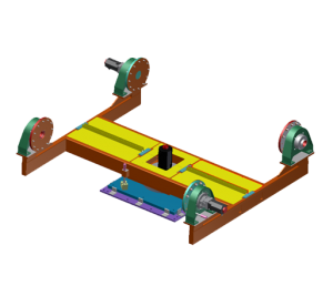Turntable with Trunnions | Utica Aerospace and Automation